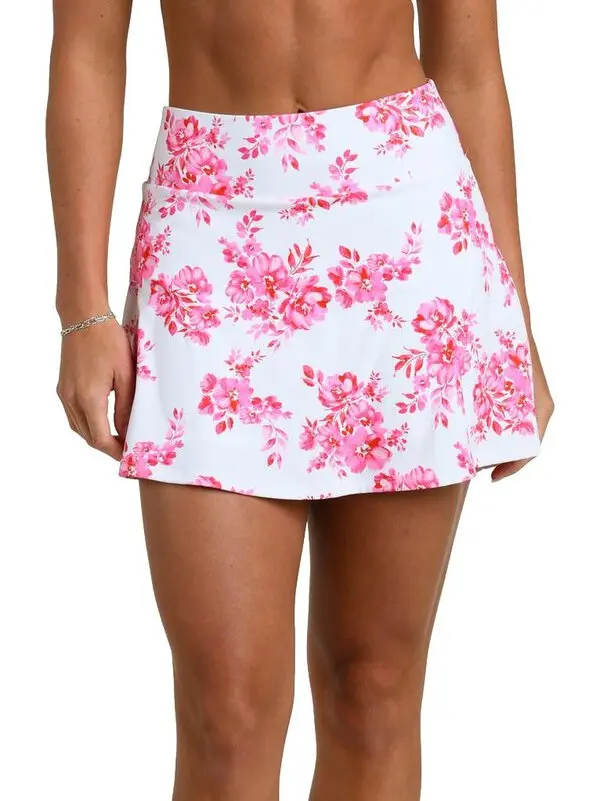 La Blanca Floral Active Skort - White