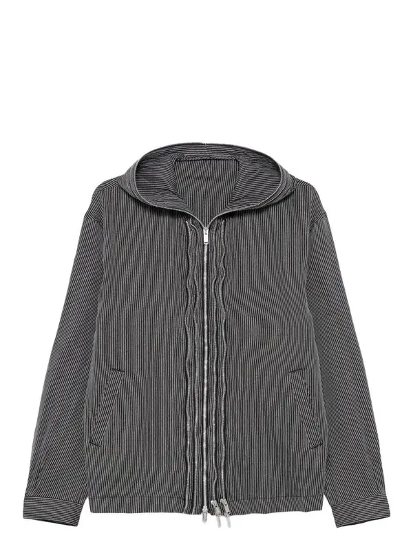 Undercover Striped Jacket - Black