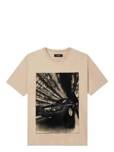PURPLE BRAND P109cpfp226 Clean Jersey Short Sleeve Tee Shirt - Brown