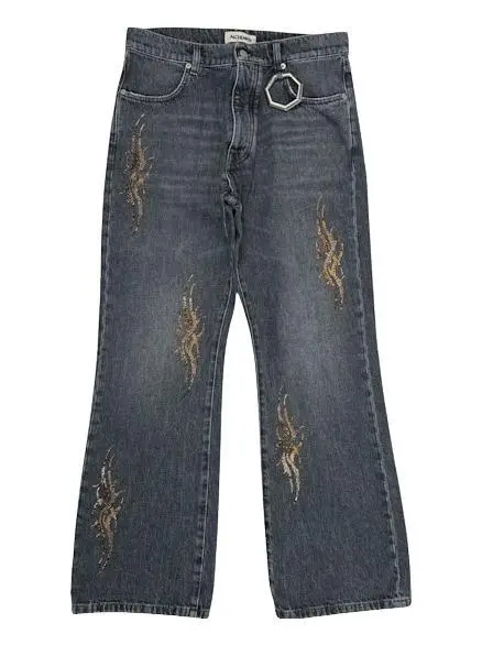 Alchemist Studio Tribal Crystal Jeans - Black