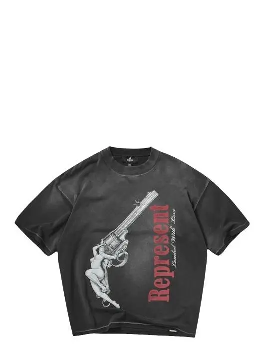 REPRESENT Mlm10068204 Loaded W Love T-shirt - Black