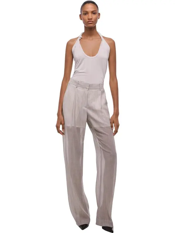 Helmut Lang Twisted Dancer Top - Grey