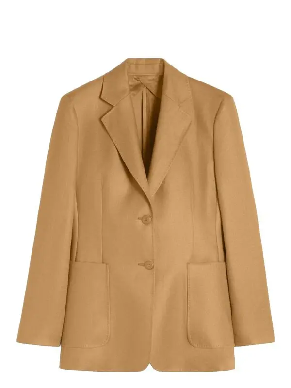 Max Mara Linen Twill Blazer - Sand