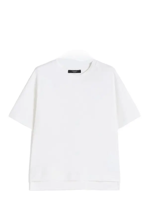 Max Mara Cotton Jersey Boxy T-shirt - White