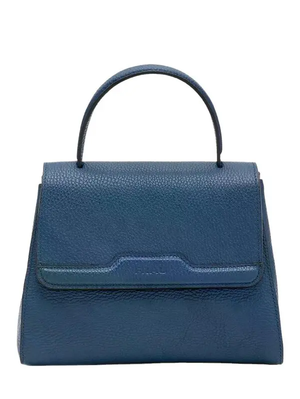 FRAU Debossed-logo Tote Bag - Blue