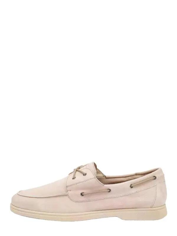 FRAU Logo-detail Boat Shoes - Neutrals