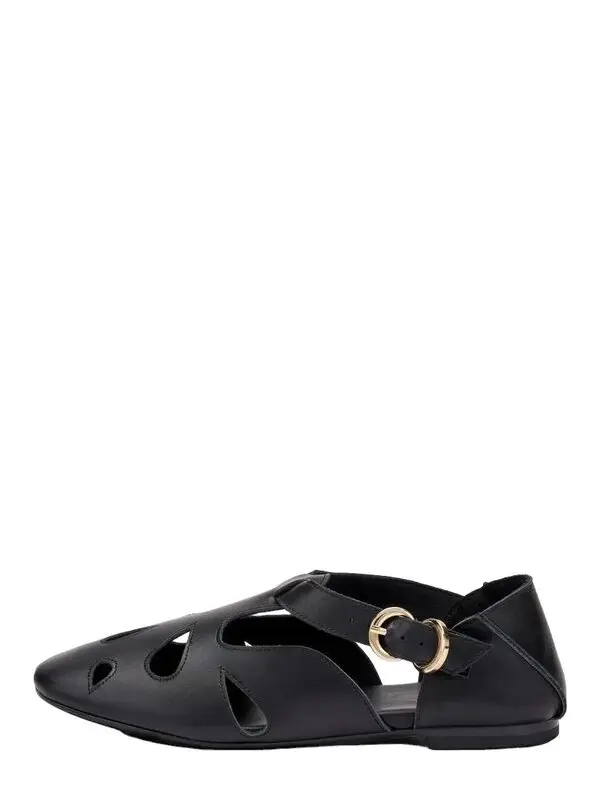 FRAU Cut-out Sandals - Black