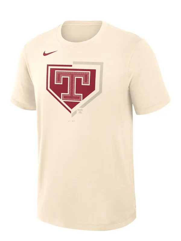 Nike Texas Rangers Icon City Connect Logo Dri-fit Mlb T-shirt - Brown