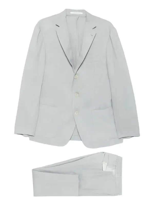 Eleventy Single-breasted Suit - Blue
