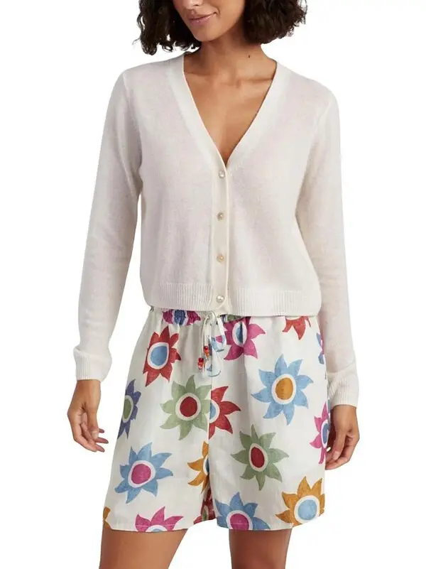 Chinti & Parker Air Pure Cashmere Cardigan - Cream