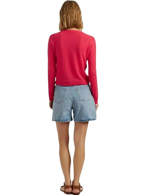 Chinti & Parker Air Pure Cashmere Cardigan - Water Melon Pink