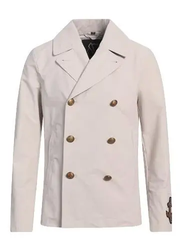 SEALUP Woven Double-breasted Blazer - Beige