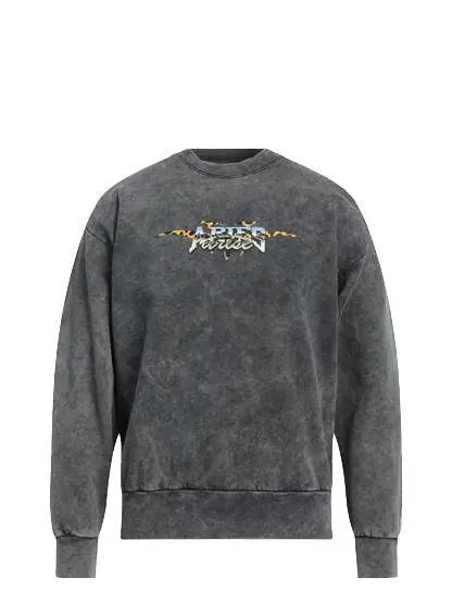 Aries Cotton Fleece Sweatshirt - Grey