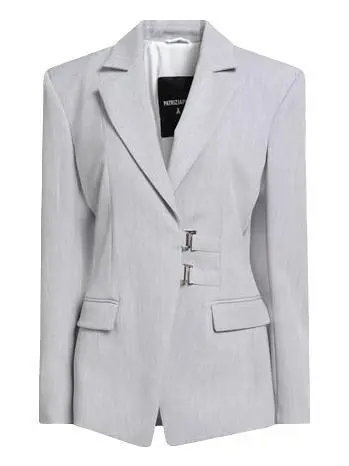 Patrizia Pepe Double-breasted Blazer - Light Grey