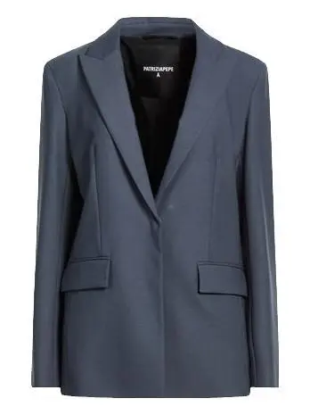 Patrizia Pepe Single-breasted Blazer - Grey
