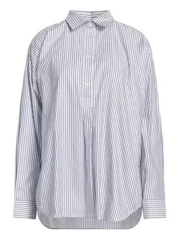 TOTEME Striped Oxford Shirt - Midnight Blue