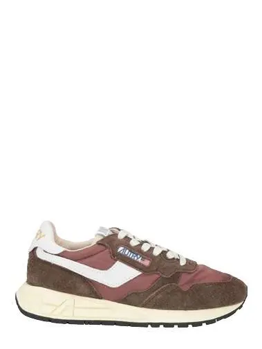AUTRY Low-top Leather And Nylon Sneakers - Brown