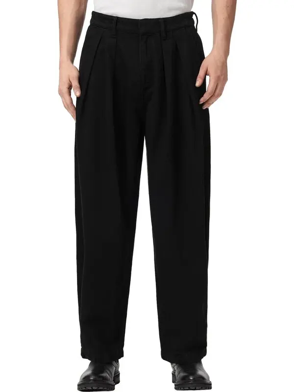 ALLSAINTS Becco Tapered Pleated Trousers - Black