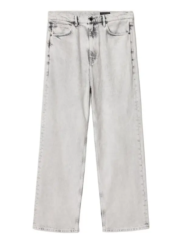 ALLSAINTS Lenny Wide Leg Jeans - Bleached Grey