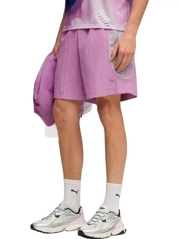 PUMA Tech-x Relaxed Shorts - Mauve Pop