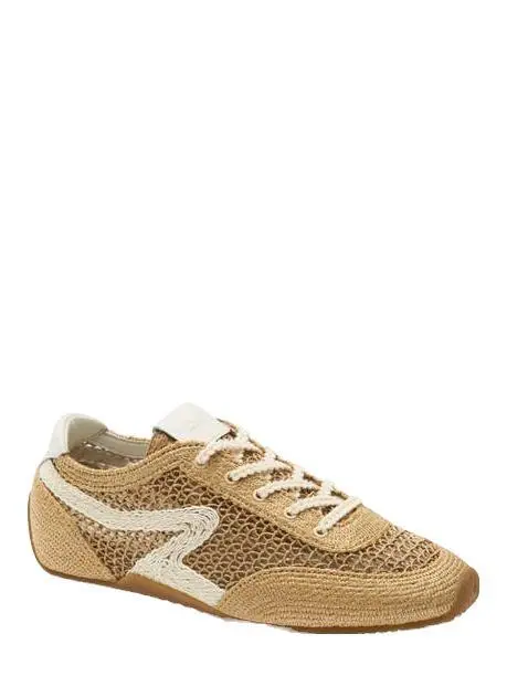 Rag & Bone Retro Runner Raffia Sneakers - Natural