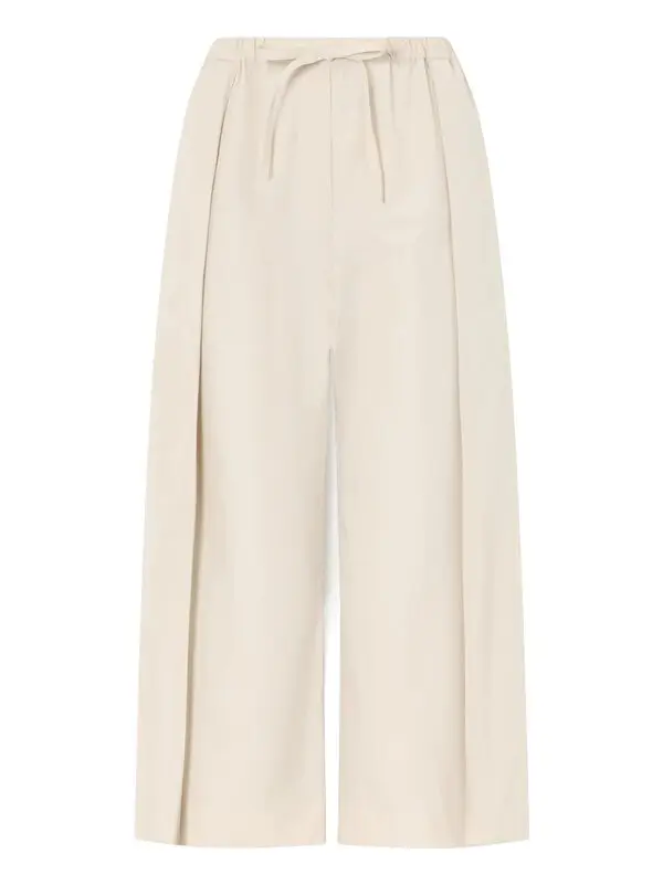 Loewe Paula's Ibiza Cropped Wide-leg Pants - Neutrals