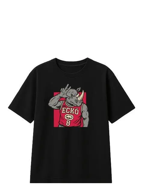 ECKO Jdub Rhino Print Tee - Black