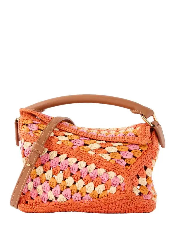 Loewe Puzzle Edge Mini Shoulder Bag - Orange