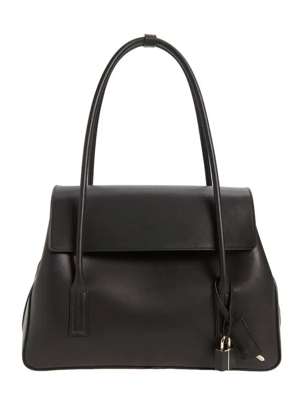 TOM FORD Medium Leather Shoulder Bag - Black