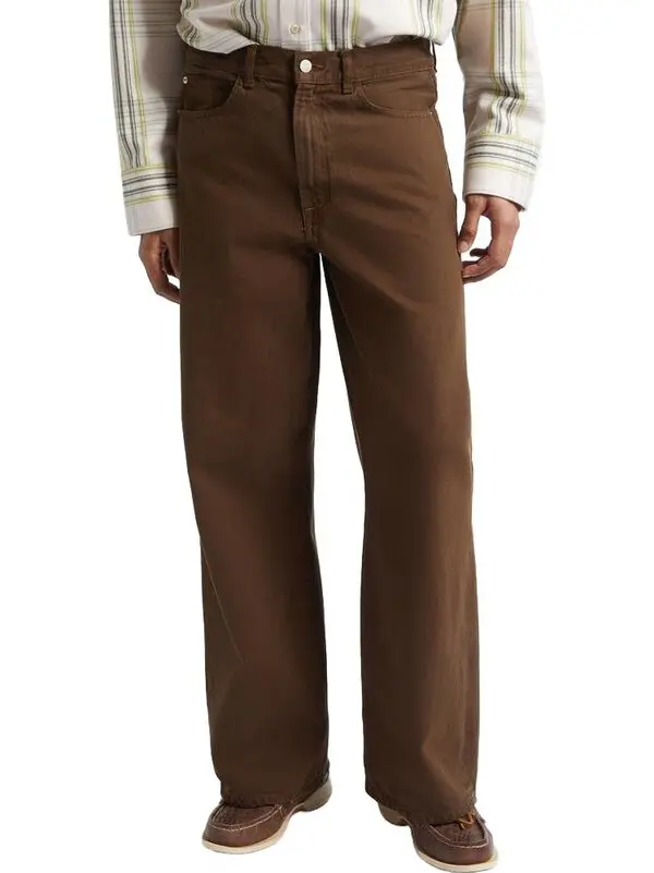THE ELDER STATESMAN Hunter Baggy Jeans - Wenge