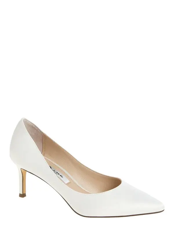 Nina Pointed Toe Pump - Ivory