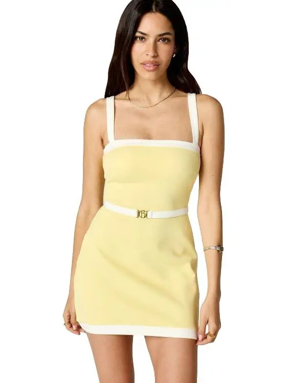 GOLDIE BYRD Belted Cami Dress - Yellow
