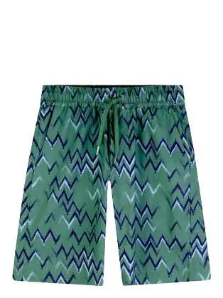 LANVIN Poplin Bermuda Shorts - Jade