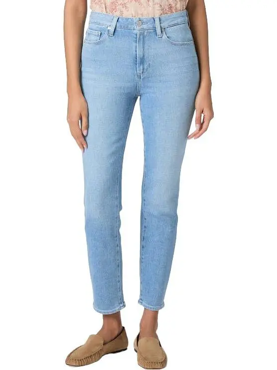 Paige Gemma High-waist Crop Cigarette Jeans - Vail
