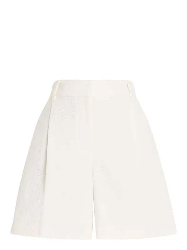 Brunello Cucinelli Cotton And Linen-blend Twill Shorts - White