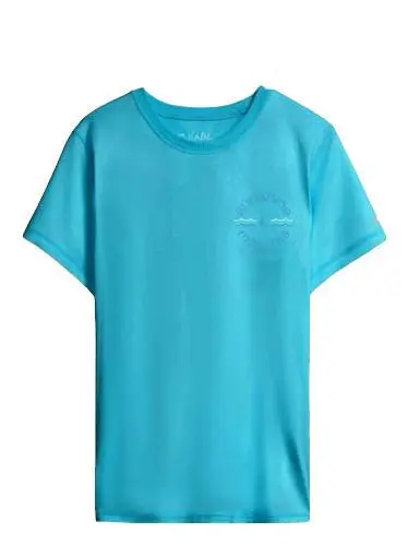SALT LIFE Sun Salt Soul Performance Tee - Turquoise Heather