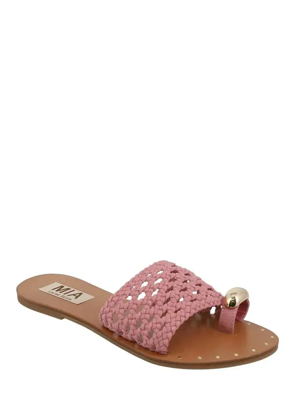 Mia Tiva Slide Sandal - Dusty Rose