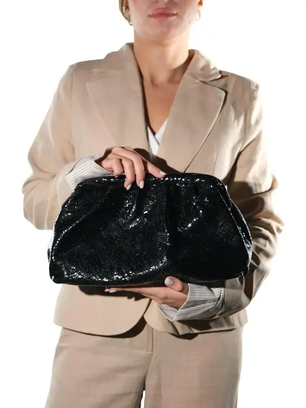 PROLOGUE SHOES Uvera Fashion Handbag - Black Pattern