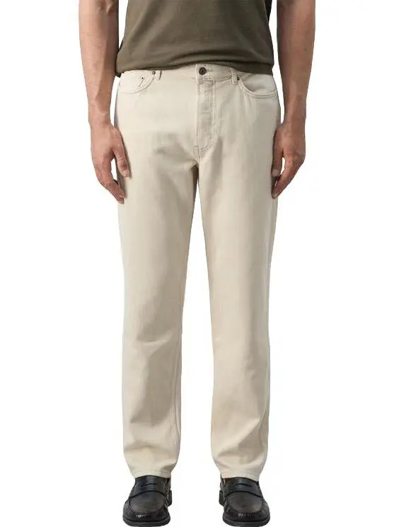 Mango Lori Tapered Jeans - Light/pastel Beige