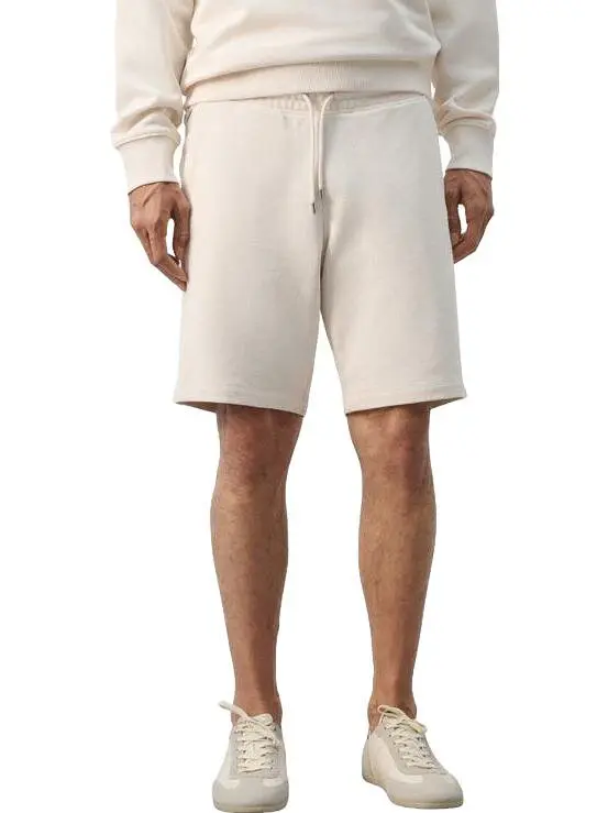 Mango Cotton Drawstring Bermuda Shorts - Ecru