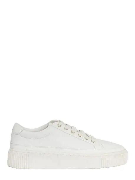 REISS Leanne Platform Sneakers - White