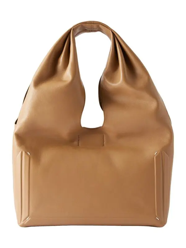 MAISON MARGIELA Box Medium Leather Shoulder Bag - Brown