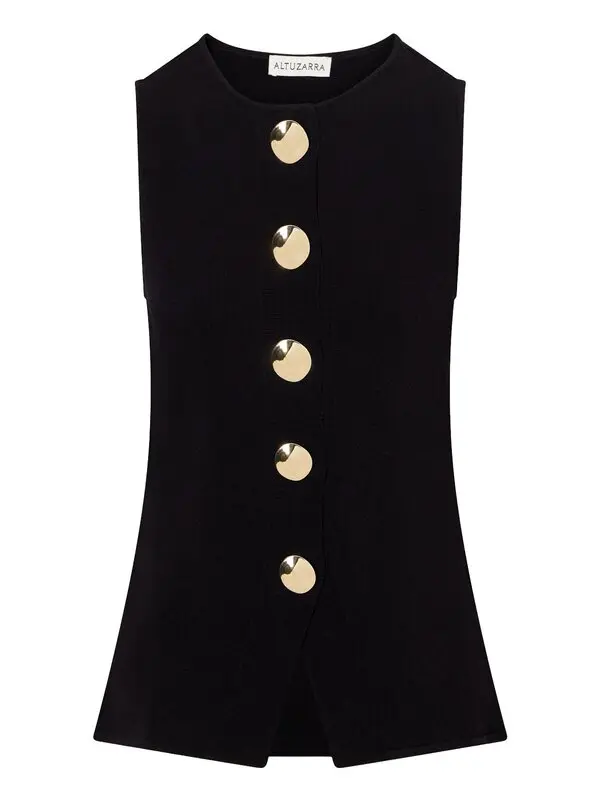 Altuzarra Harper Knitted Top - Black