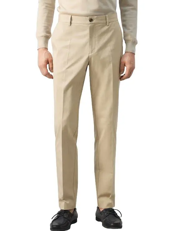 Mango Dublino Slim Fit Chinos - Beige