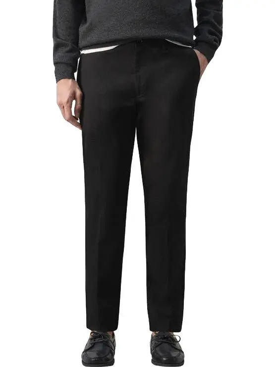 Mango Dublino Slim Fit Chinos - Black