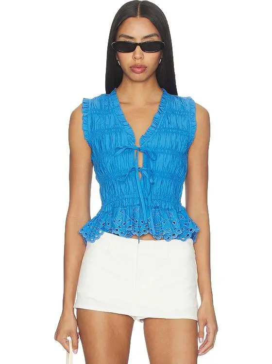 Rails Martine Top - Harbor Blue