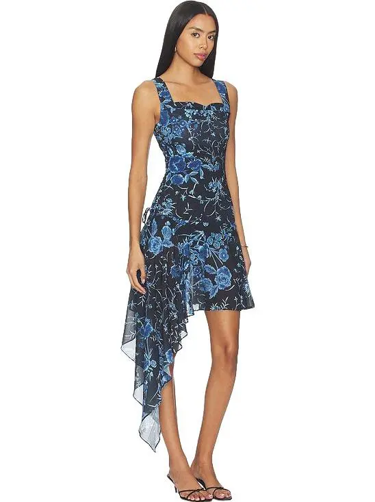 Miaou Imogene Dress - Bleu Piano