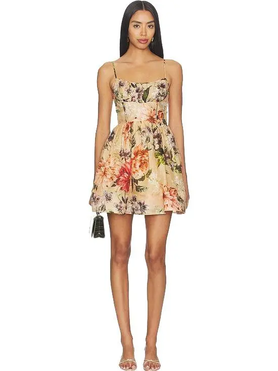 Cara Cara Alba Mini Dress - Margaux Bloom Ginger