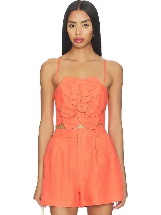 Yumi Kim Sahara Top - Tangerine
