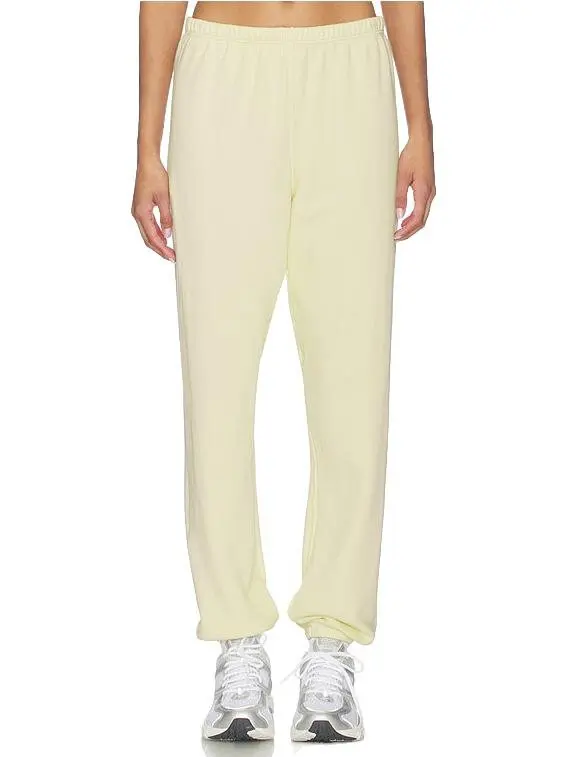 PERFECTWHITETEE French Terry Easy Sweatpant - Custard